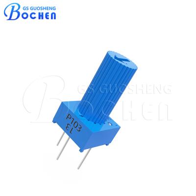Китай Малый потенциометр 3362 Тримпот Регулируемое сопротивление с 10 мм ручкой продается