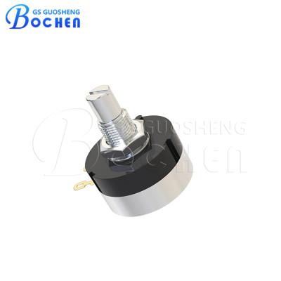 중국 조절 가능한 정밀 와이어 와운드 포텐티오미터 WX17 1w 10k 오hm 단회전 판매용