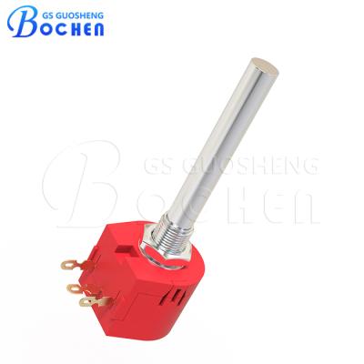 중국 TW1252ka 포텐티오미터 250k 긴 샤프트 포텐티오미터 패널 마운트 명목 저항 범위 5Ω-22KΩ 판매용