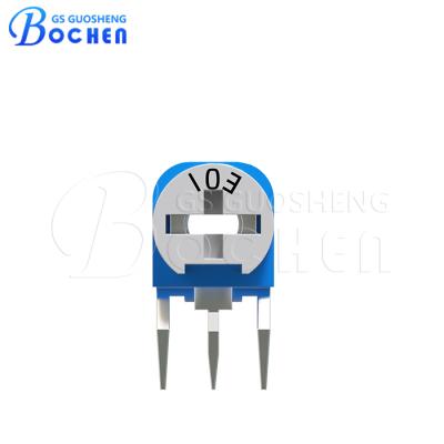 China RM063 Single Turn Carbon Film Potentiometer Small Vertical Mount for sale