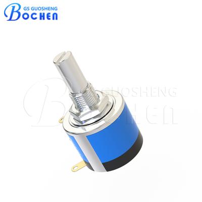 중국 멀티 와운드 정밀 10k 10 회전 전력 측정기 534 2w 10k 오름 10 회전 판매용