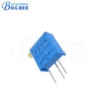 China 10% Through Hole 3296 Potentiometer Precision Resistor 3296S Multi Turn for sale