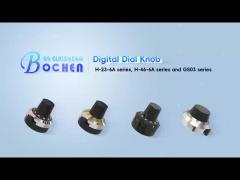 Custom Precise Digital Multi Turn Potentiometers Knob H-46-6A