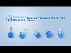 El tipo de soldadura de Wirewound Termination Lug 3590 100k Ohm Bourns Potentiómetro de precisión