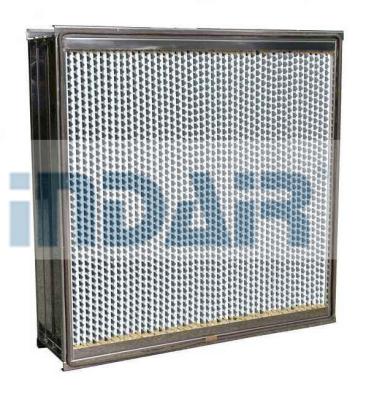 China Glasvezelmedia Minihepa het Bewijs Speciale Aluminiumfolie van het Filterlek als Separator Te koop