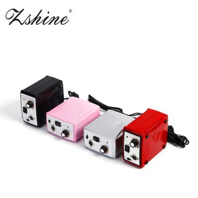 China Cube Shape Powerful Handsheld 15W 35000RPM High Speed Electric Nail File Machine for sale