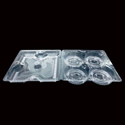 Cina SH-0058 OEM Imballaggi in PET trasparenti monouso di qualità alimentare per torte a base di uova da asporto in vendita