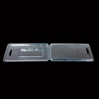China Customizable PET Hinged Blister Clamshell Packaging for Artificial Nails Makeup Tools for sale