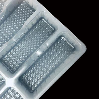 Cina OEM Bianco naturale di qualità alimentare PP Blister Insert Tray per biscotti Pasticceria Torte HN-0017 in vendita