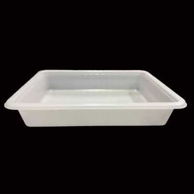 China Nature White PP Blister Tray for Bakery Rice Cake Customizable Microwavable Packaging for sale