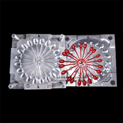 China Plastic disposable spoon mould，small food spoon plastic mould，dessert spoon plastic mould，snack spoon plastic mould for sale