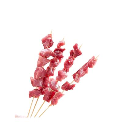 China Eco Friendly Long Bamboo Skewers Sustainable For BBQ 2.5 Width Asian Style for sale