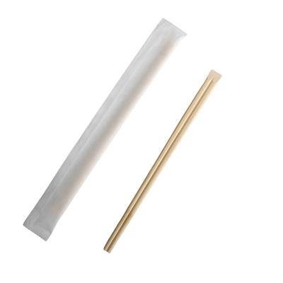 Cina Campeggio Fast Food bastoncini usa e getta per la casa Ristorante 100% colore naturale carta su misura avvolgimento giapponese Sushi bastoncini di bambù in vendita