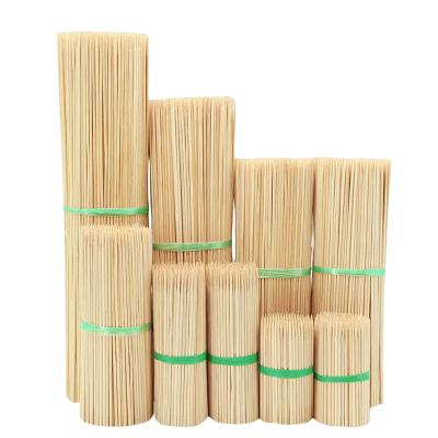 China Biodegradable Bamboo Skewers Barbecue Skewer Sticks With Smooth Surface for sale