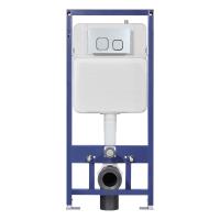 China Rectangular Full Frame Concealed Flush Tank Modern and Efficient for sale