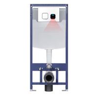 China Push Button Full Frame Concealed Cistern With Flush Plate Space Saving for sale