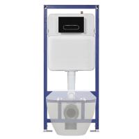 China Standard Full Frame Concealed Tank with Ceramic Flush Valve Specifications for sale