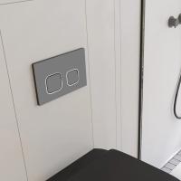 China Wall Mounted thin concealed cistern with PP material and wall mount installation for sale