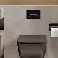 China HDPE Full Frame Concealed Cistern with Rectangular Design and Chrome Flush Button for sale