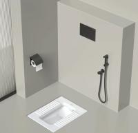 China Square Plastic Concealed Cistern with Chrome Push Button for Space-saving Toilets for sale