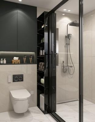 Cina Bottom Inlet Full Frame Concealed Cistern HDPE Material Included in vendita