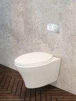 China Rectangular Plastic In Wall Cistern Toilet - Compact and Space-saving for sale