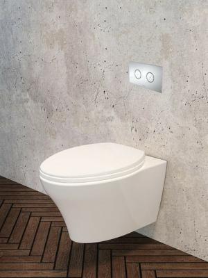 Cina Rectangular Plastic In Wall Cistern Toilet - Compact and Space-saving in vendita