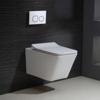 China Wall-Mounted White Back to Wall Cistern with Back Outlet for sale