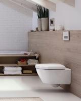 China White Low Level Concealed Cistern Rectangular Shape Cable Flush Mechanism for sale