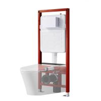 China Modern Rectangular Wall Hung Dual Flush Concealed Cistern for Bathroom for sale