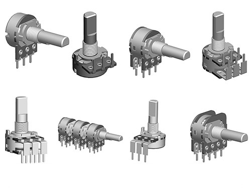 RD16 Potentiometer with switch diagram