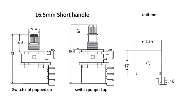 Short handle bounce switch diagram