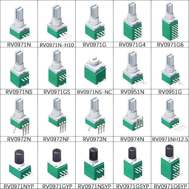 RK097NS potentiometer product catalog