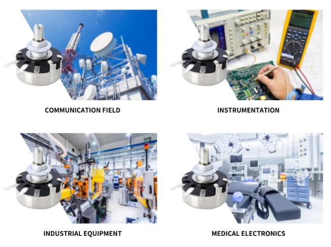 WX110 Precision Potentiometer in typical application