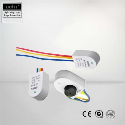 China À prova de água exterior 275VDC 3KA da fase monofásica de dispositivo de proteção do impulso do diodo emissor de luz à venda