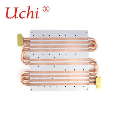 China Placa fría del tubo de la entrada del agua doble del mercado para el equipo del laser en venta