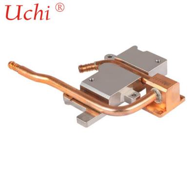 はんだ付けプロセスを備えた100x120x20mm銅製冷却プレート