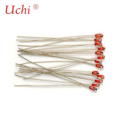 China Glass Hermetic NTC 100K Thermistor 3950 MF51 Temperature Measurement Radial for sale