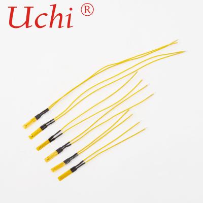 China MF55 10KOHM 3435 25mm NTC Thermistor Computer Motherboard Resistor Insulating Film for sale