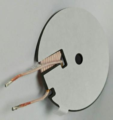 China Small Mobile Phone Wireless Charging Coil Double Layer With Ferrite for sale