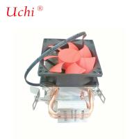 China Cooling Vertical Side Cpu Cooler 92mm Fan 2 Copper Heatpipe Pipe For Pc Computer Universal Socket AMD Intel Processor IC for sale