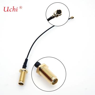 China WiFi Antenna Booster con 15cm 6inch 1.13mm RP-SMA Mujer a UFL Cables de comunicación de cable coaxial en venta