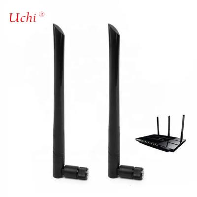 China External High Gain Router Wireless Flexible 2.4G 5.8G Long Range Rubber WiFi Dual Band 2.4g Router Antenna for sale