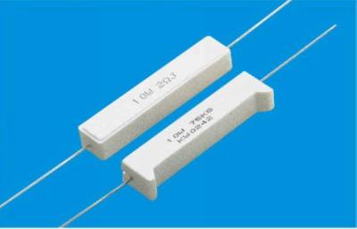 China Small White 2 Ohm 10 Watt Resistor Cemen For Voltage Dividers for sale