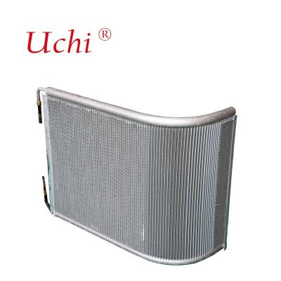 China Airconditioning microchannelwarmtewisselaar met scharnierbuis Te koop