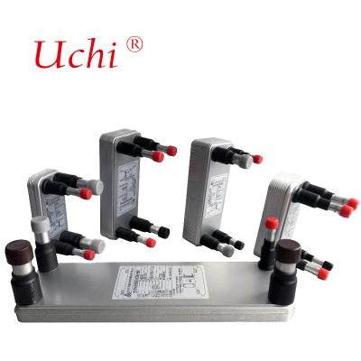 中国 全アルミニウム製 溶接板 マイクロチャネル熱交換器 販売のため