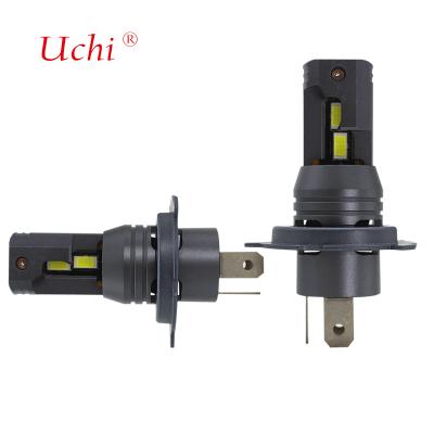 China H4 3200LM Direct Insertion And Fans Black Led Headlight H4 For Car Long Service Life for sale