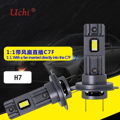 China H7 3200LM Ultra-Bright Headlight Led Bulb For Car Directly Inserted Into Fan-Equipped for sale