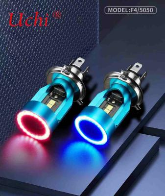 China F4 Motorcycle Color Changing Led Light Strip Angle Eye Led Headlamp for sale
