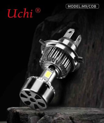 중국 3300 LM M9 LED 오토바이 전등 램프 냉각 팬 9-18V 판매용